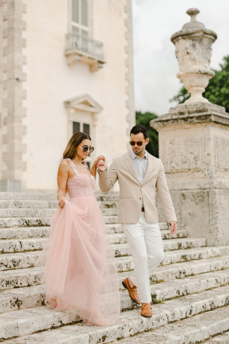 Cynthia + Marcus | Vizcaya Museum Engagement • Couples